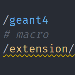 Geant4 Macro Extension - Visual Studio Marketplace